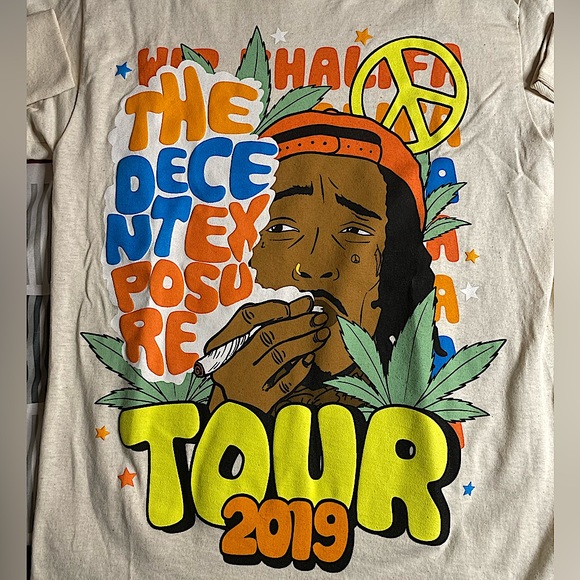Gildan | Shirts | Wiz Khalifa The Decent Exposure Tour Merch Small ...